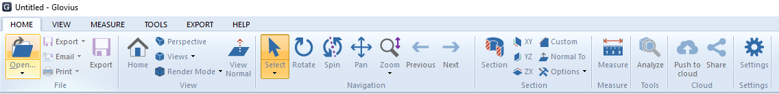 UI Overview - Glovius