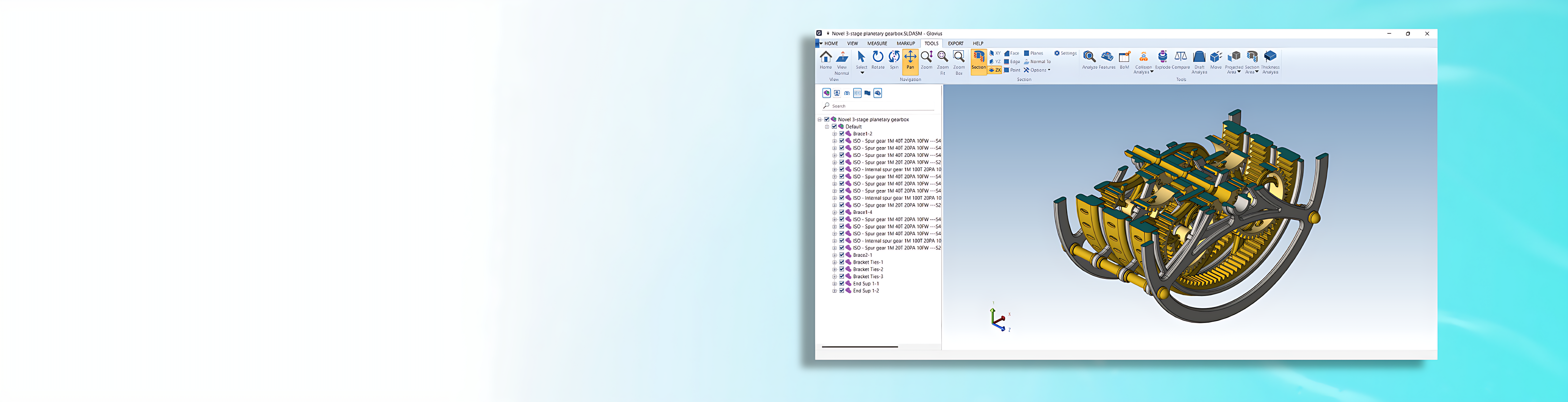 Glovius CAD Viewer - View, Analyze, & Export CAD files